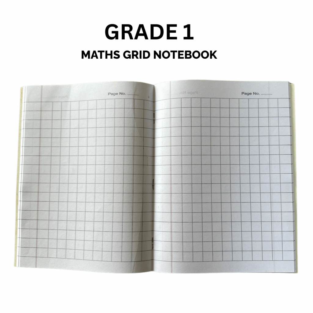 GRADE 1 – MATHS (GRID NOTEBOOK) – Myuniform.online